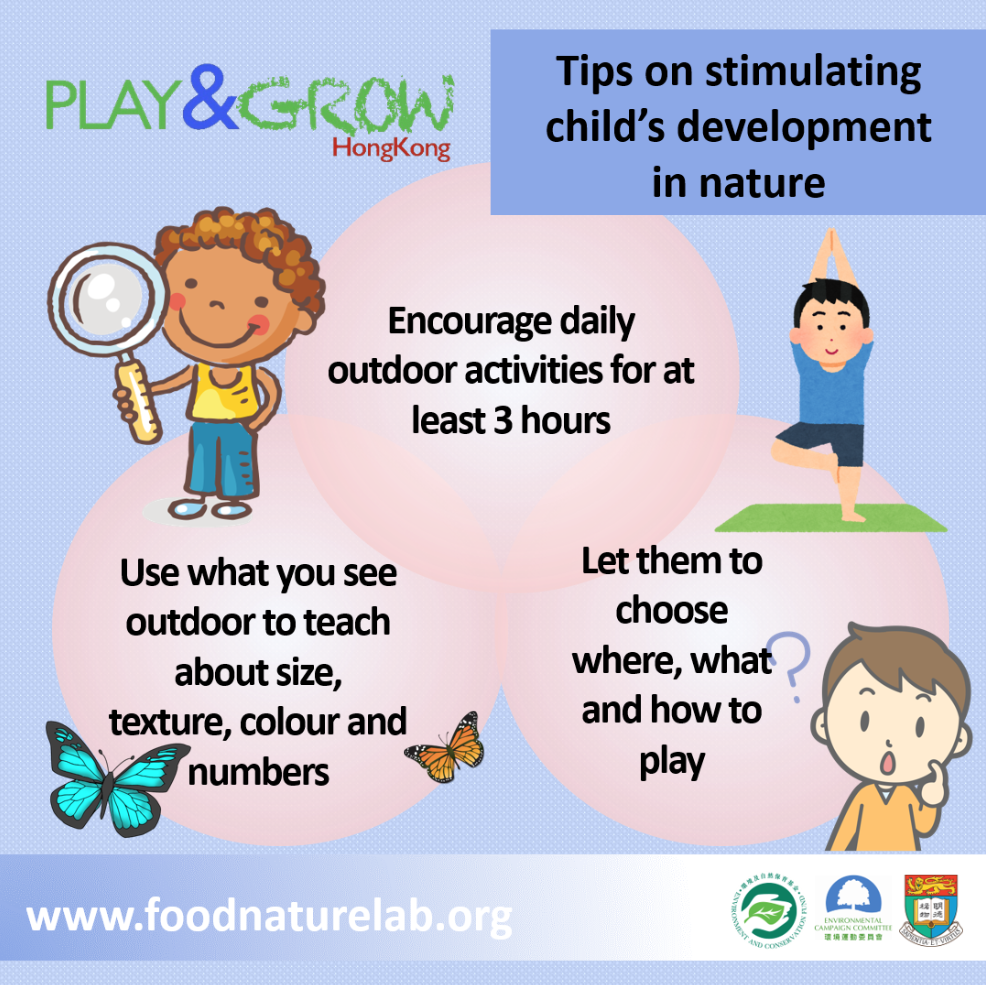 Tips on stimulating child’s development in nature – Food Nature Lab