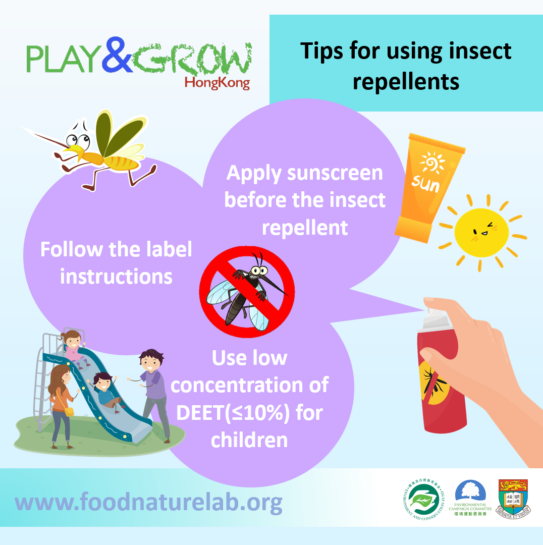 Tips for using insect repellents – Food Nature Lab